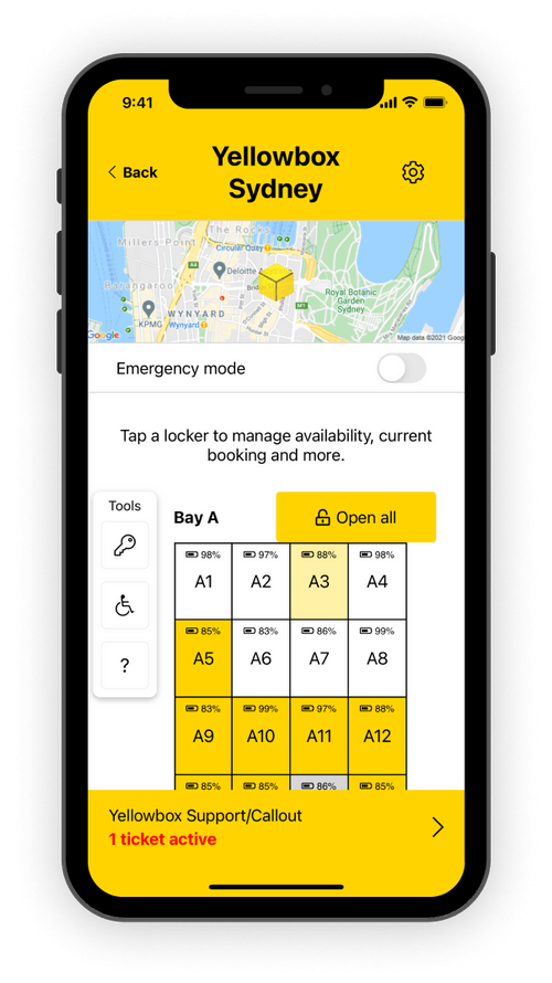 Yellowbox Smart Lockers | Locker Locks, Access, Management and Integrations