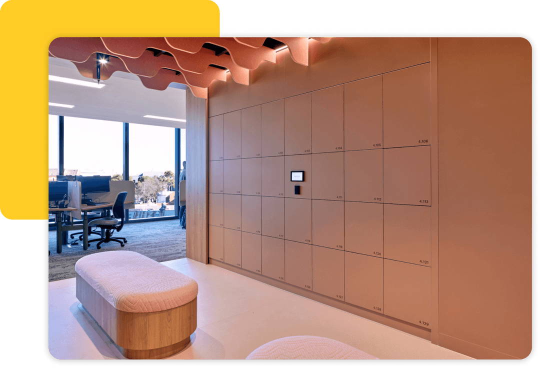 Yellowbox Smart Lockers | Workplace Locker Lock Systems